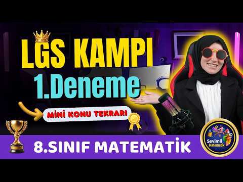 🚨 BU DENEMEYİ ÇÖZMEDEN LGS'YE GİRME! | 8.Sınıf LGS Matematik Kampı Deneme Çözümü #1