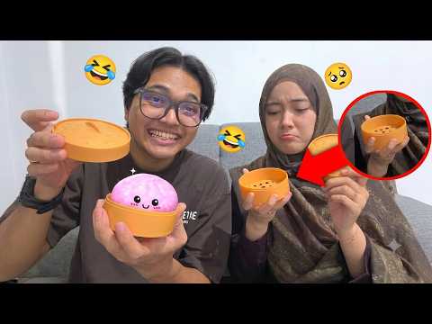 VLOG !! PRANK KASIH ROZZ SQUISHY DUMPLING KOSONG !!!