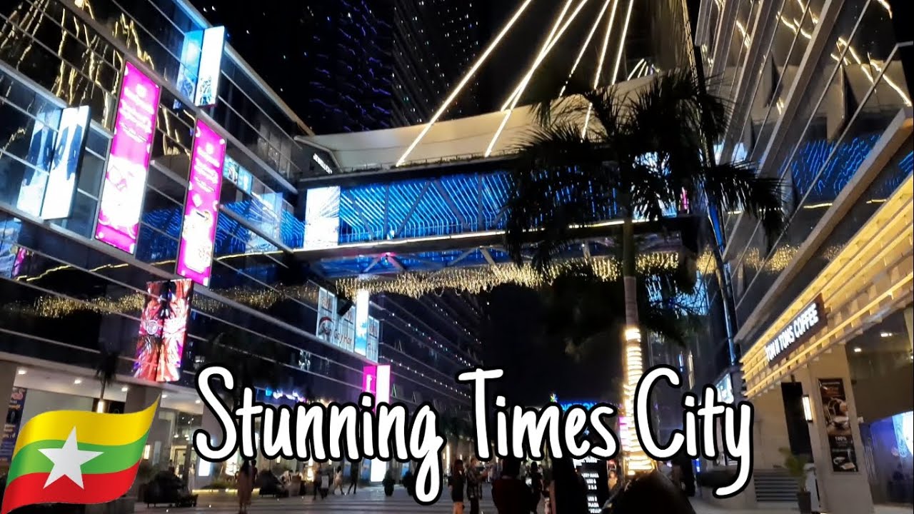 Junction Square and Times City Malls | Yangon, Myanmar - YouTube