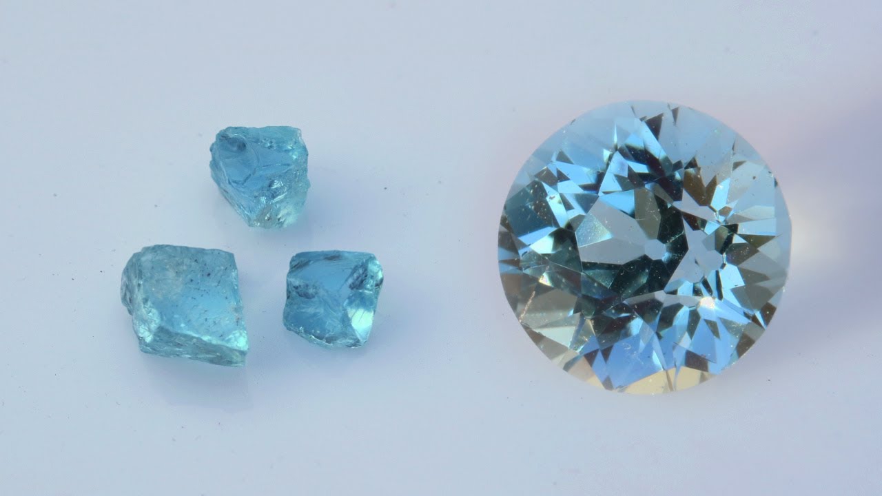 Rough to Cut Aquamarine: What are the Numbers? - YouTube