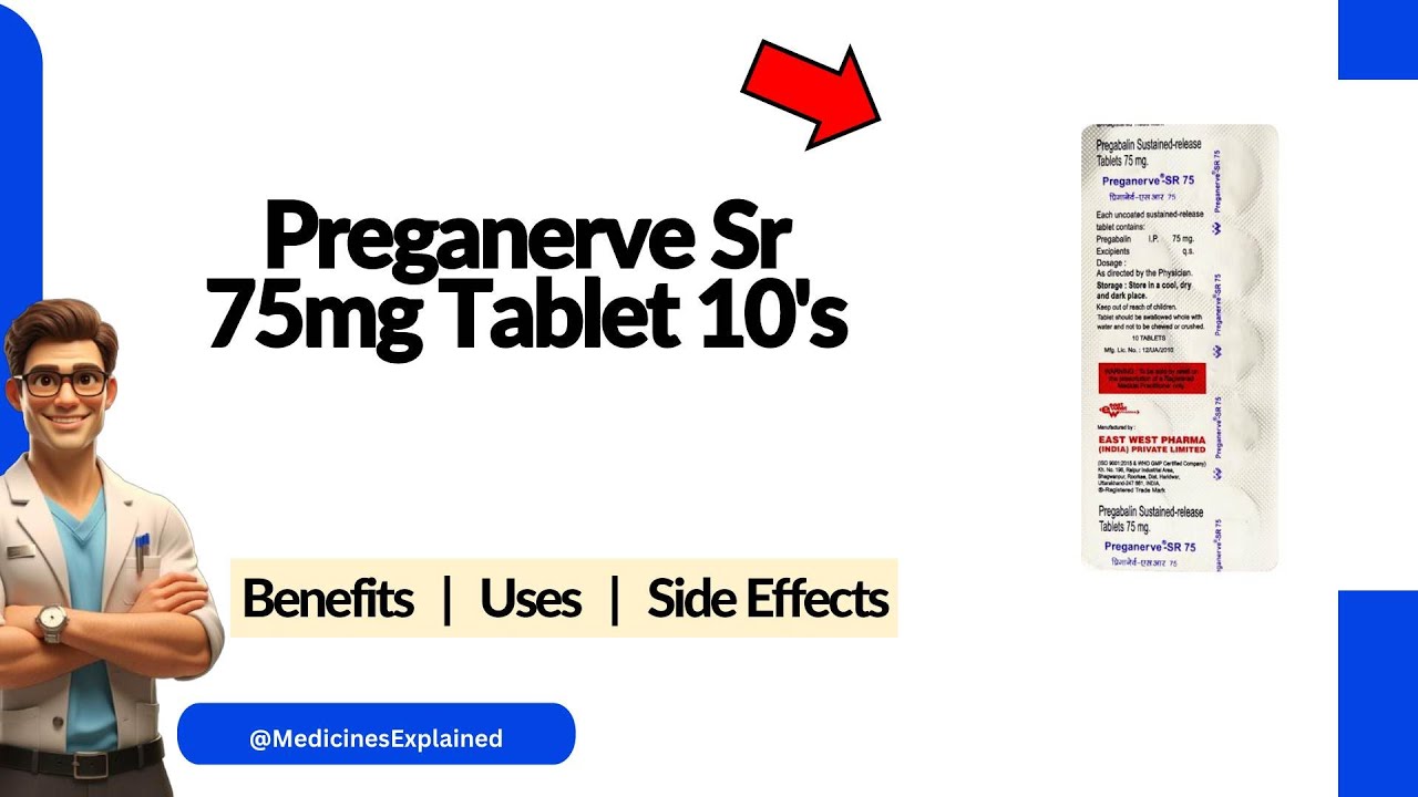 Preganerve Sr 75mg Tablet Uses | Side Effects & Dosage - YouTube