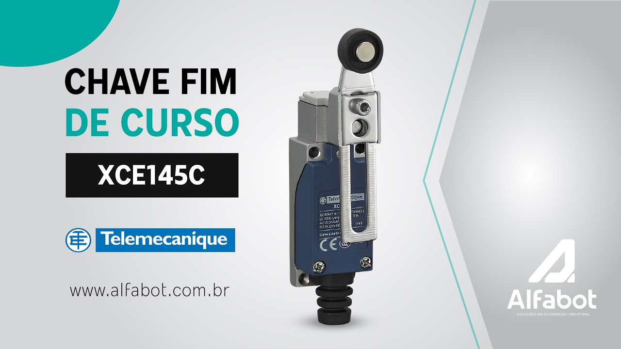 Conheça a chave fim de curso XCE145C Telemecanique - YouTube