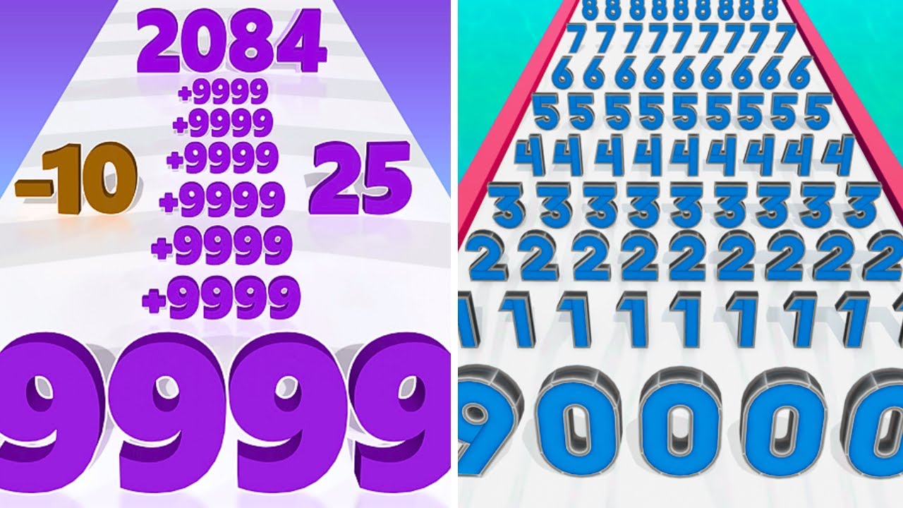 Number Dash vs. Number Master Run 3D | Ultimate Walkthrough | Episode ...