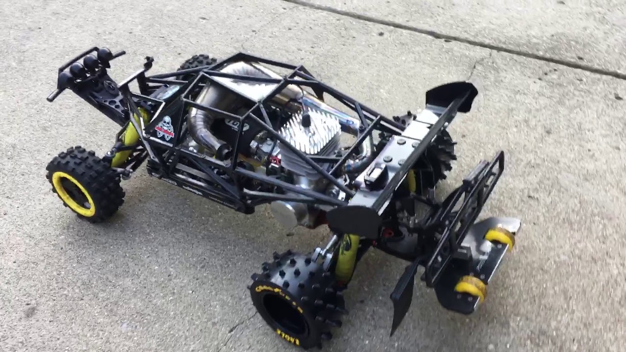 RCMAX 55cc Baja BRP Super Spikes - YouTube