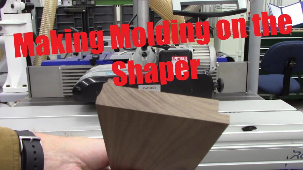 Shaper 101 - Making Shadowbox Molding for a Flag Case - YouTube