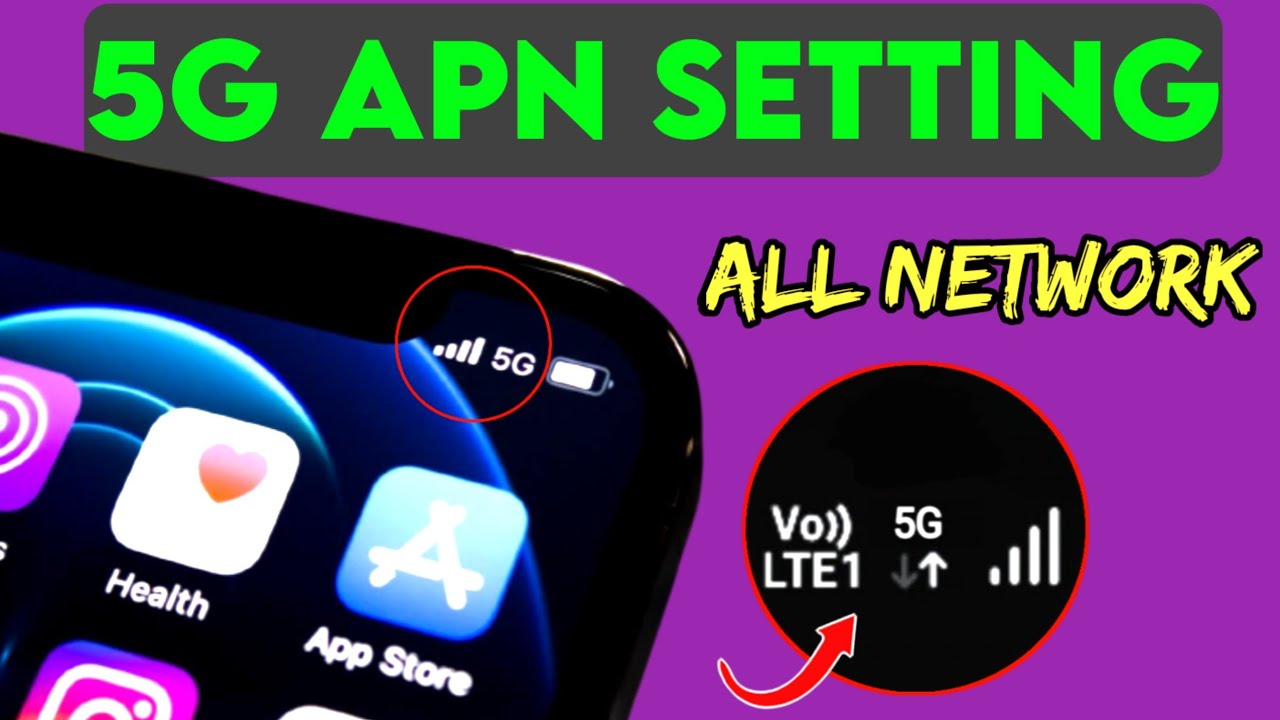 4g lte high-speed internet 5g plus apn setting for android phone setup ...