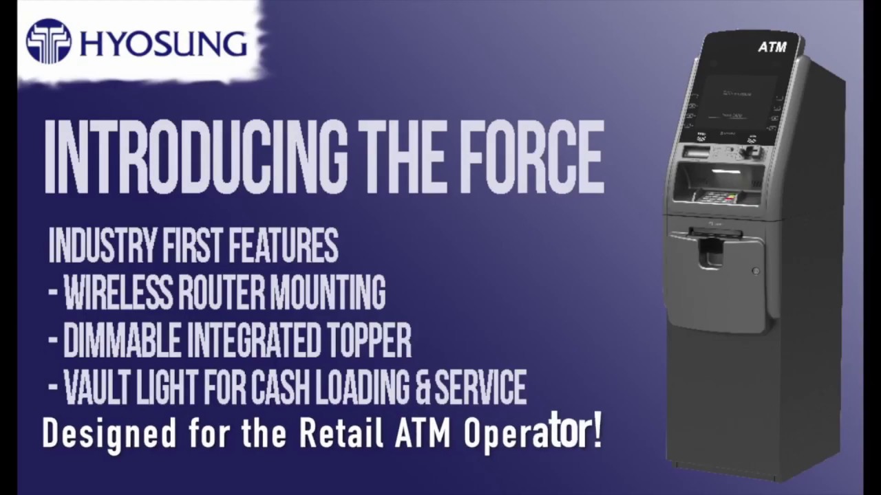 Hyosung Force ATM - YouTube