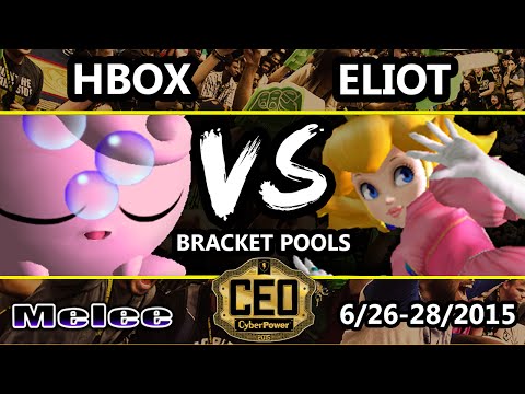CEO 2015 - Liquid Hbox (Jiggz) vs Eliot (Peach) SSBM Bracket Pools - Smash Melee