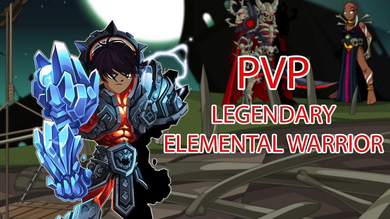 AQW PVP | LEGENDARY ELEMENTAL WARRIOR | HIGHLIGHTS - YouTube