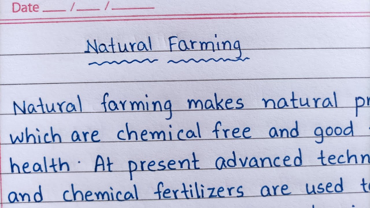 Essay on "Natural Farming" || Short paragraph on "Natural Farming" for ...