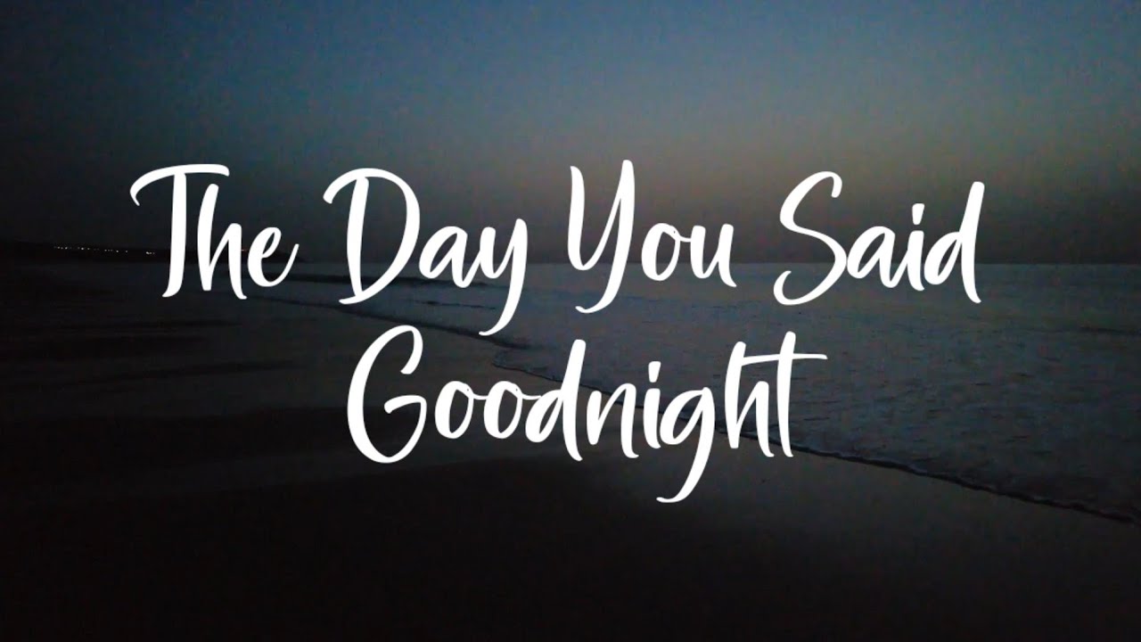 Hale - The Day You Said Goodnight - YouTube