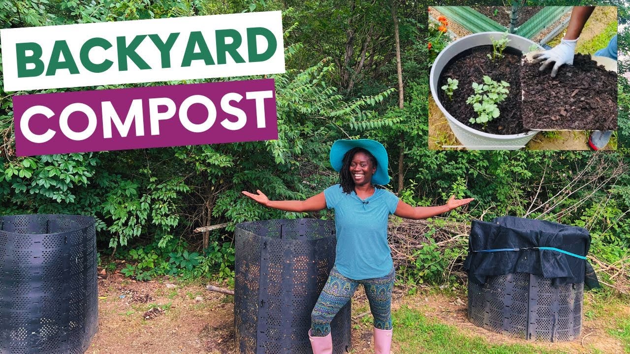 How I Make Rich Organic Compost In My Backyard - YouTube