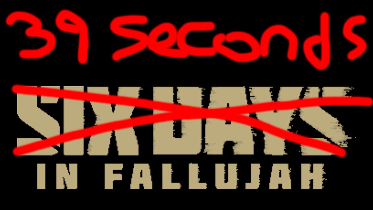 39 SECONDS in FALLUJAH - YouTube