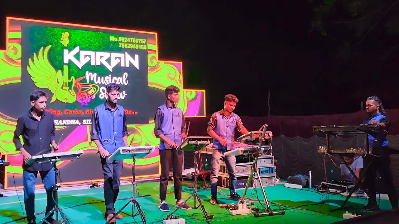 😘 Karan Musical Show 📲 9924766757 | At Nimbapur Marriage 2023 - YouTube