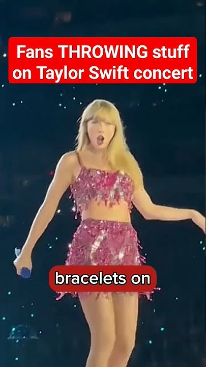 STOP Throwing Stuff at Taylor Swift - YouTube
