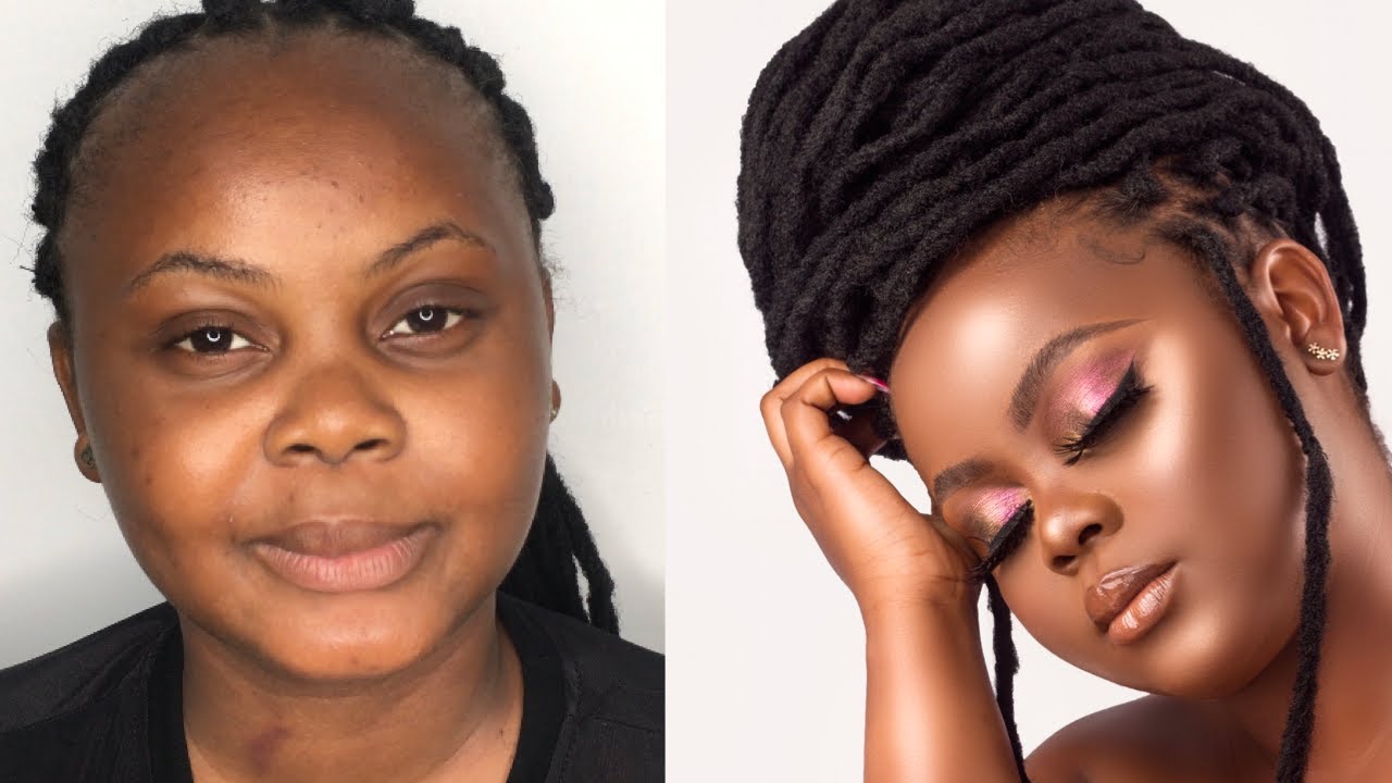 Birthday Glam Makeup Tutorial / Client Transformation - YouTube