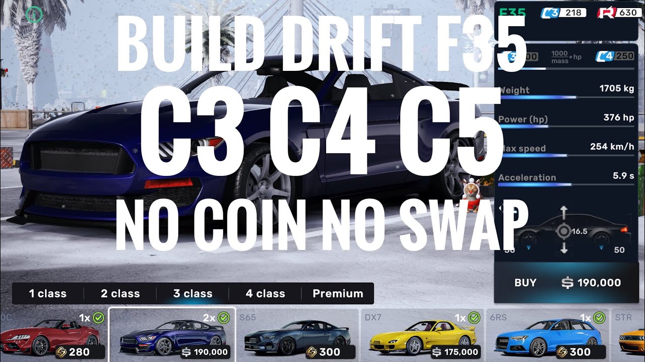 Build Drift F35 (Ford Mustang GT F-35) C3 C4 C5 CarX Street 1.8.0 - YouTube