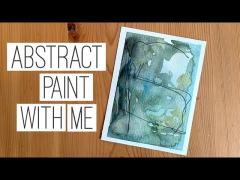 Abstract Watercolor Painting Tutorial - YouTube
