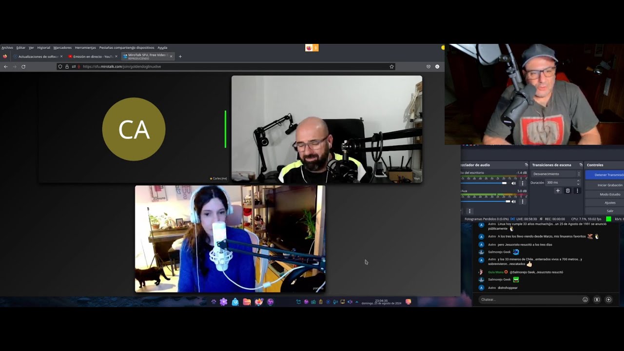 PROBANDO GOLDENDOG LINUX 1.6.19 EN DIRECTO con @lachicadesistemas y @SalmorejoGeek - YouTube