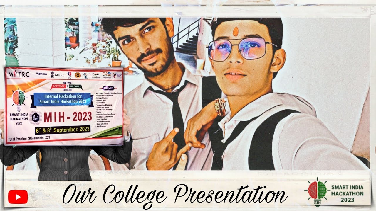 College me hui presentation || MIH internal hackathon || SIH (Smart ...