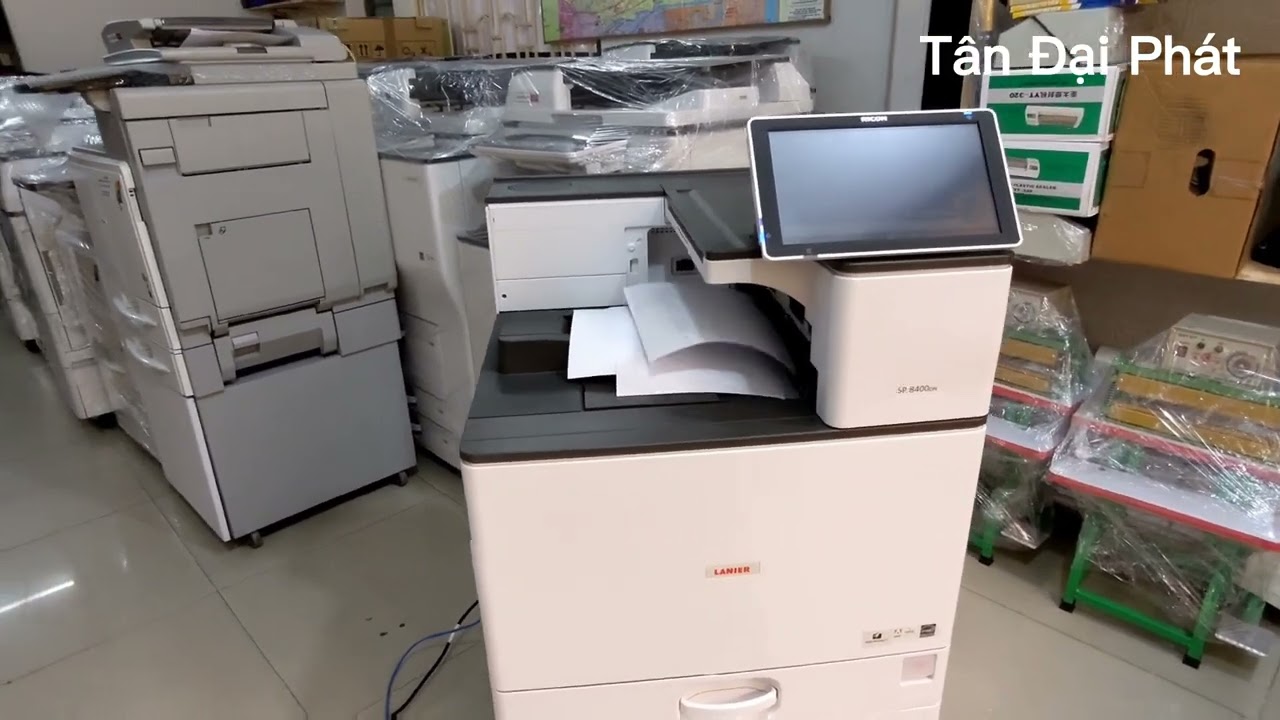 Máy In Ricoh 8400 DN - Dòng máy chuyên in tốc độ cao - YouTube