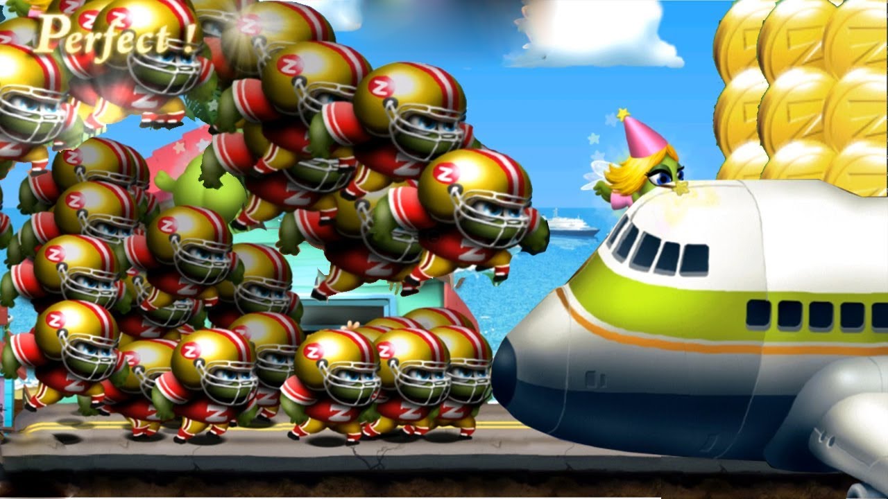 Zombie Tsunami Max level 197 - All Quarterbacks& Pretty Fai vs planes ...