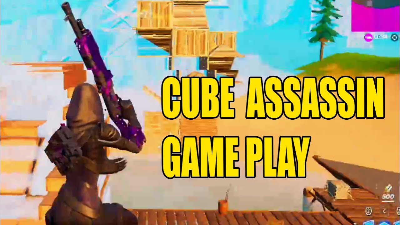 Cube Assassin Game Play in Fortnite Zone Wars - YouTube