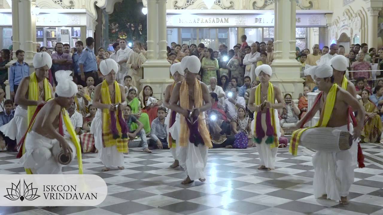 Mridanga Presentation at Iskcon Vrindavan - YouTube