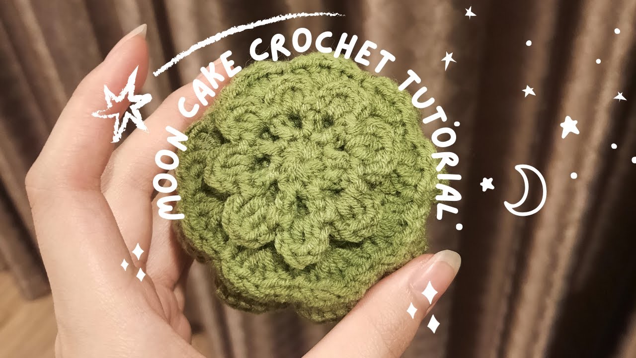 Moon Cake Crochet Tutorial | Cute and Easy | Beginner Friendly ☆ - YouTube