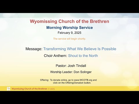 Feb. 9. 2025 - Worship Service - YouTube