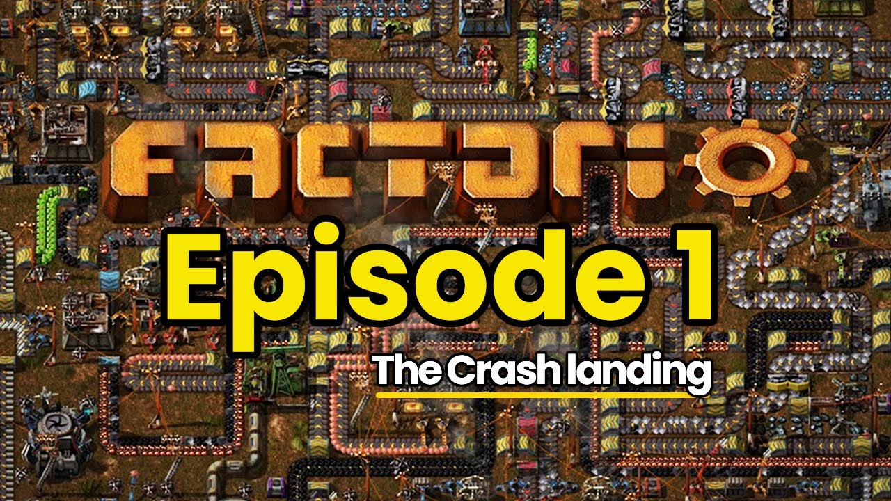 The Crash Landing | Blind Playthrough | Factorio Episode 1 - YouTube
