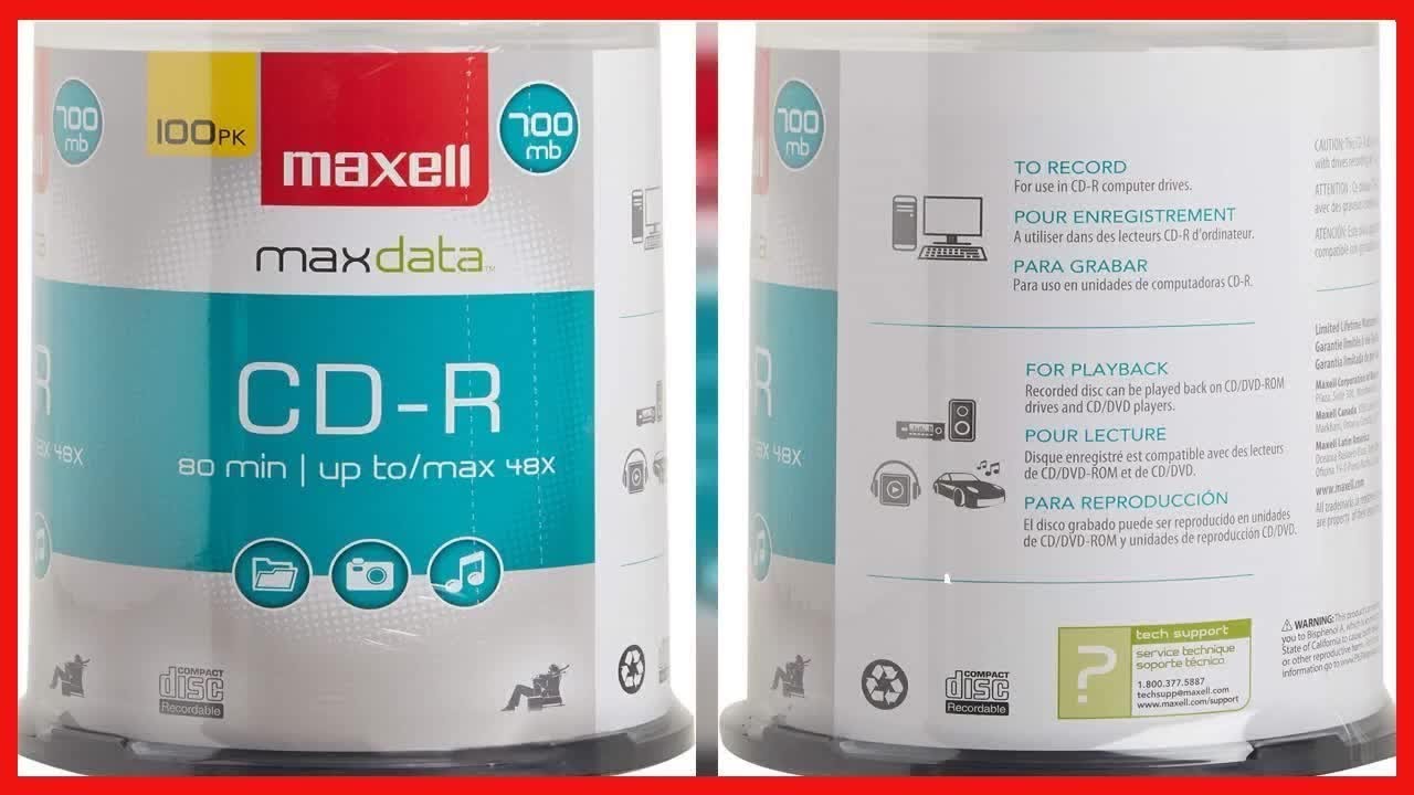 Maxell 648200 Premium Quality Recording Surface Noise Free Playback ...