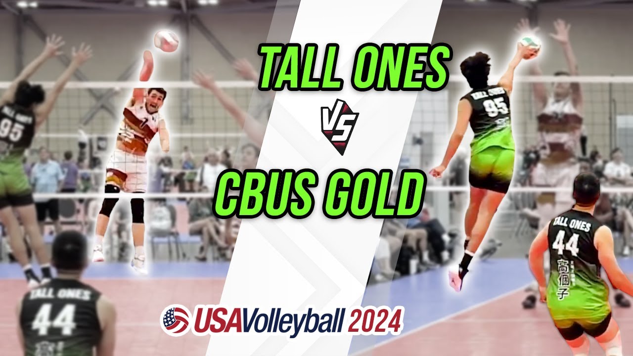 VERY CLOSE AA GAME : CBUS Gold vs Tall Ones l USAV 2024 (Match 5 ...