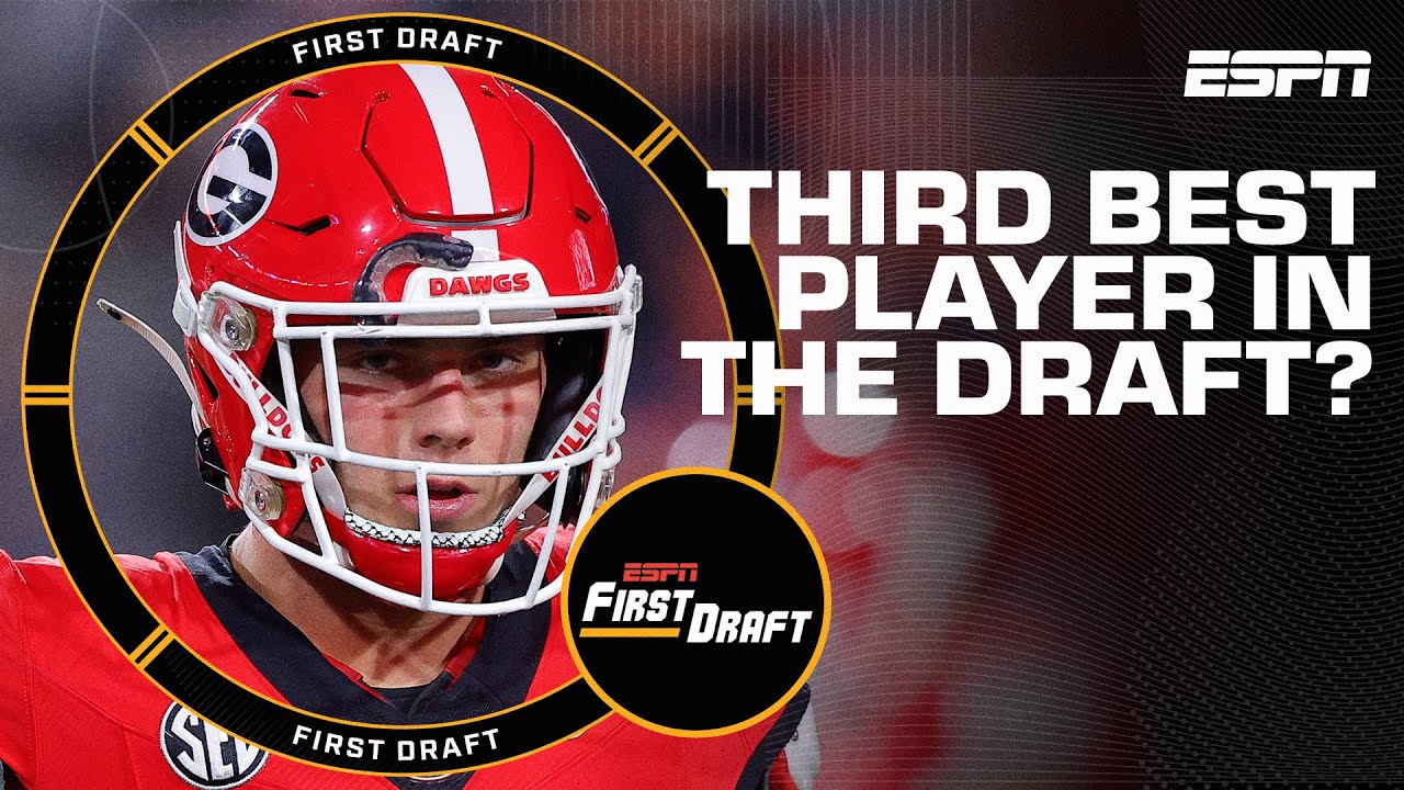 Is Brock Bowers the next NFL superstar Tight End? | First Draft 🏈 - YouTube