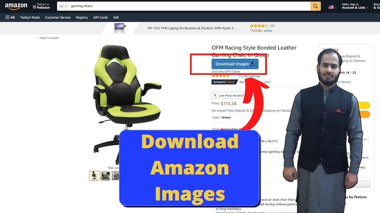 How To Download Amazon Products HD Images With One Click - YouTube