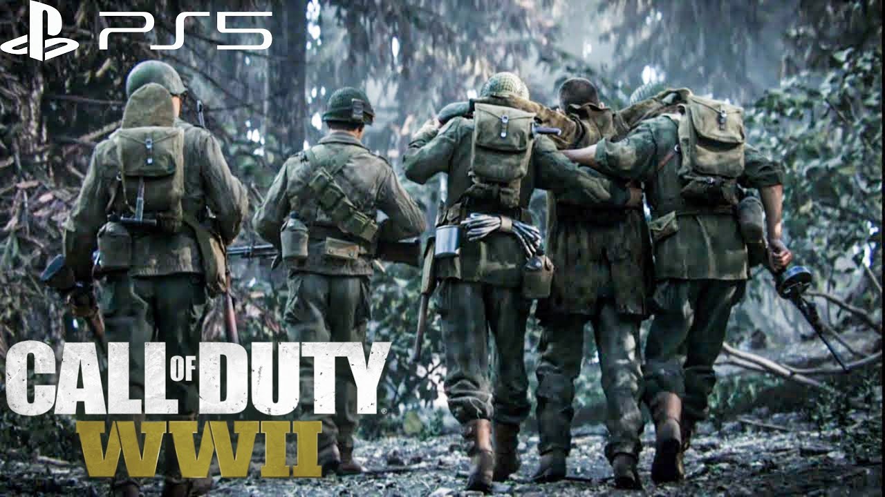 Call Of Duty WW2 Movie/All Cinematic Cut Scenes - YouTube