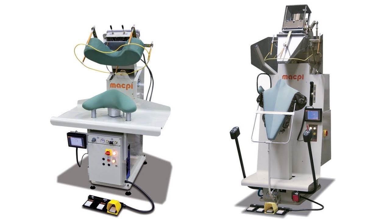 macpi 250.00+555.04-5016 COMBINED PRESSING OF COLLAR, LAPELS AND ...