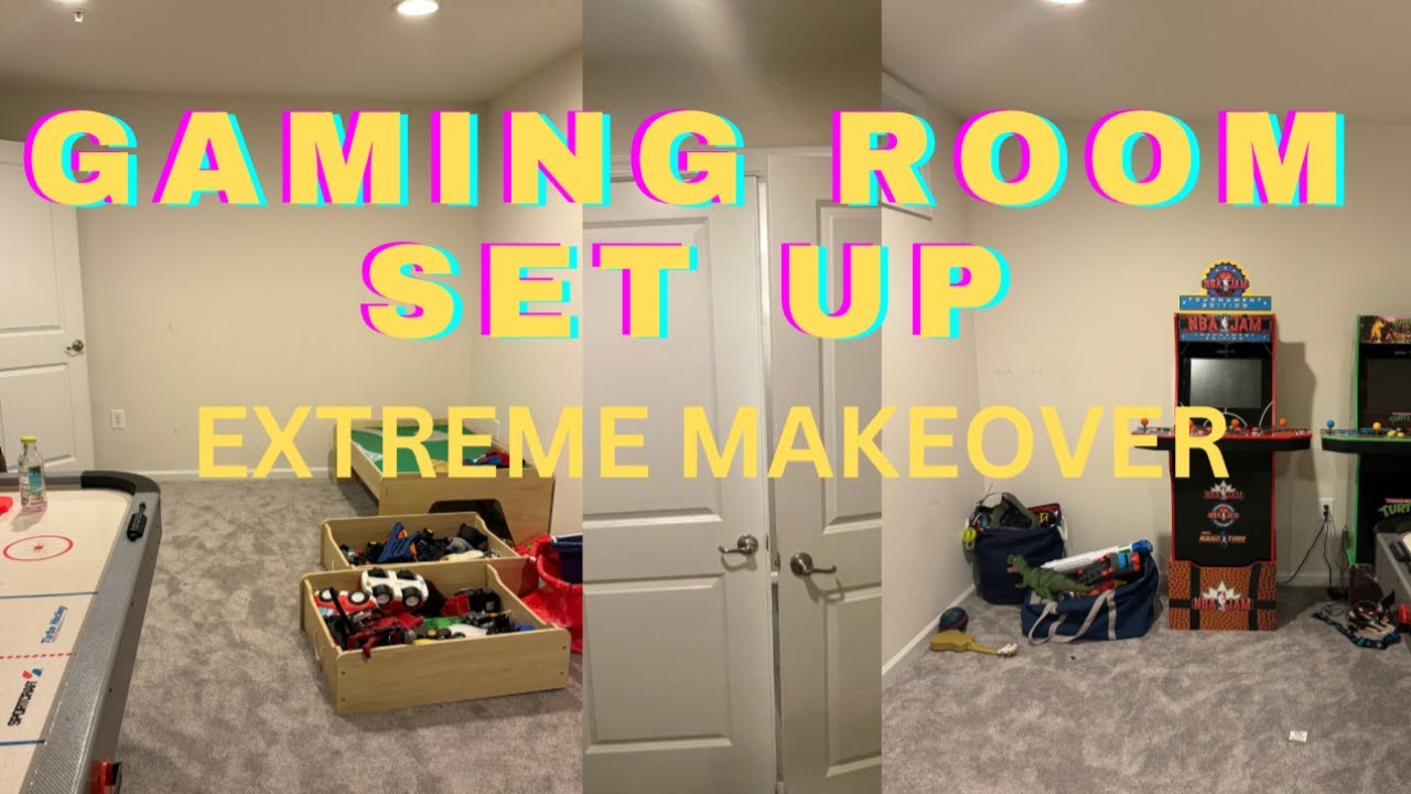 ULTIMATE DIY GAME ROOM SETUP! (Budget, Tips, & DIYs) - YouTube