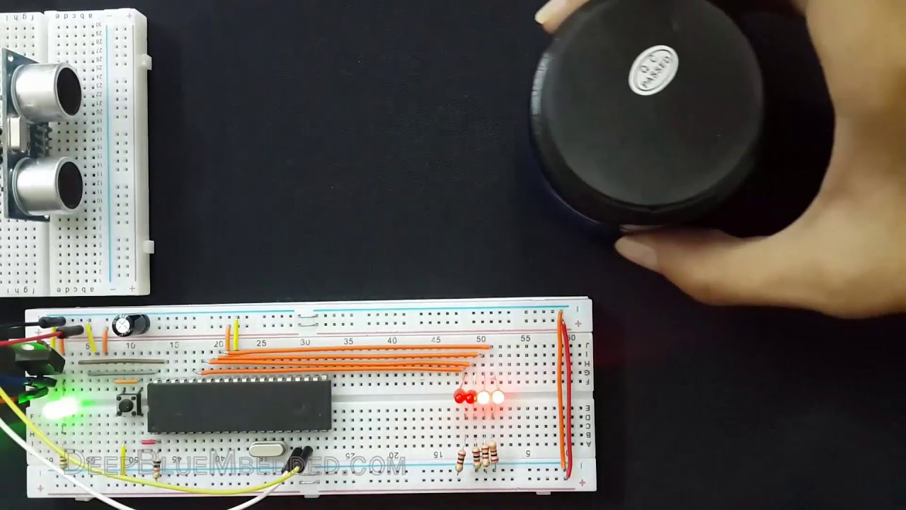 LAB9 - Ultrasonic Sensor HC-SR04 Interfacing With PIC Microcontroller ...
