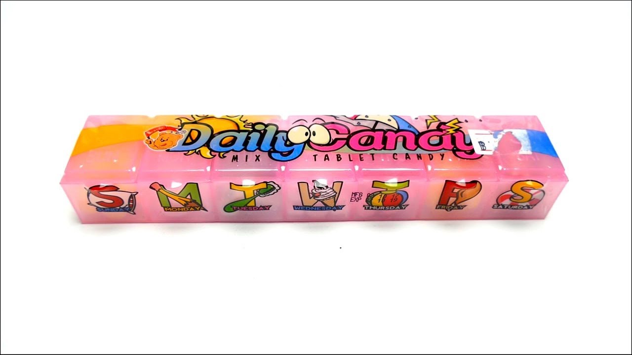 Daily Candy Mix Box - Tablet Candy Fun - YouTube