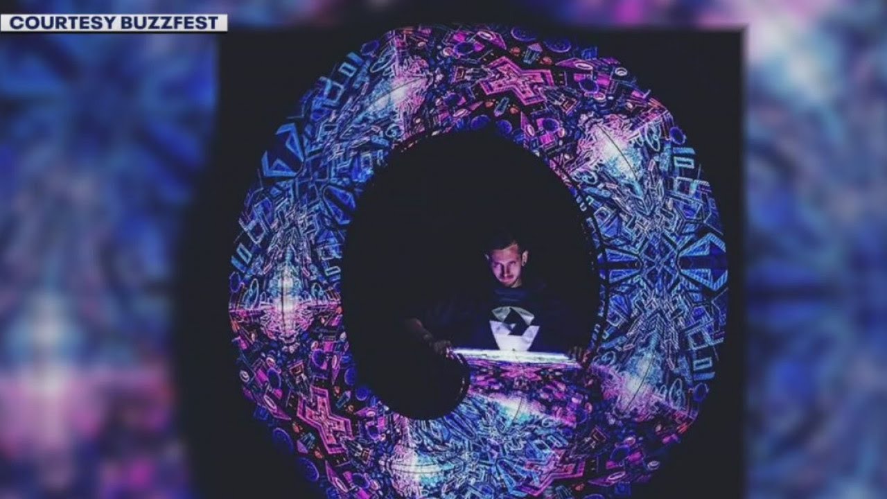 Bee Cave ‘Buzzfest’ a trippy Christmas lights experience - YouTube