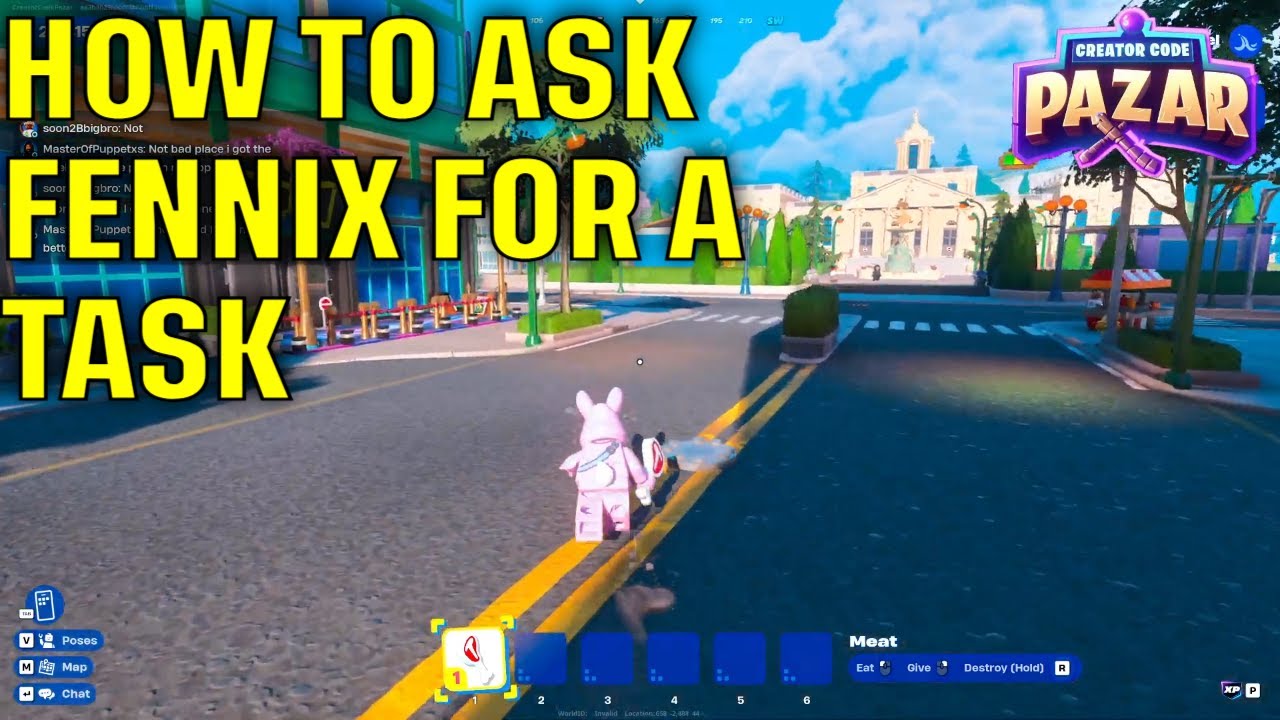 How to Ask Fennix for a Task at the Underground Parking Garage Lego ...