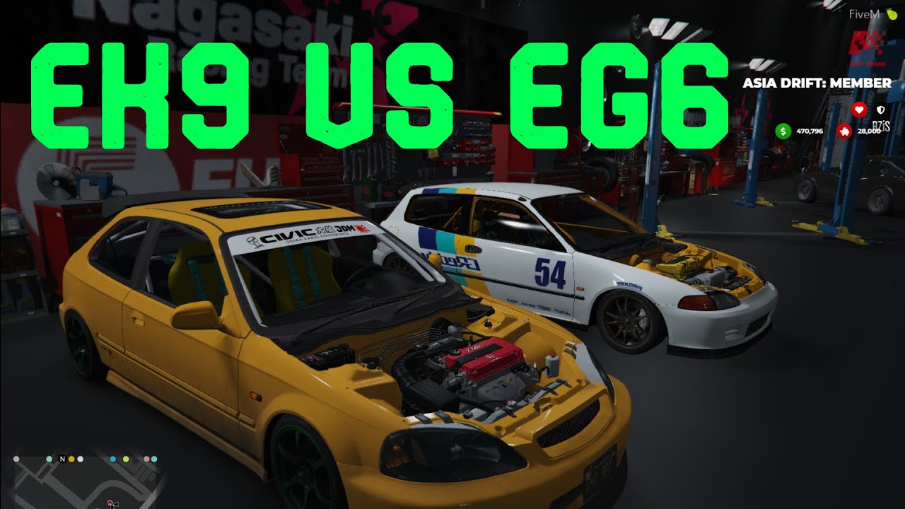 EK9 VS EG6 - GTA 5 - YouTube