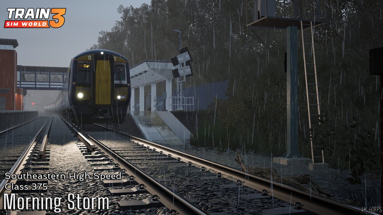 Morning Storm - Southeastern High Speed - Class 375 - Train Sim World 3 ...