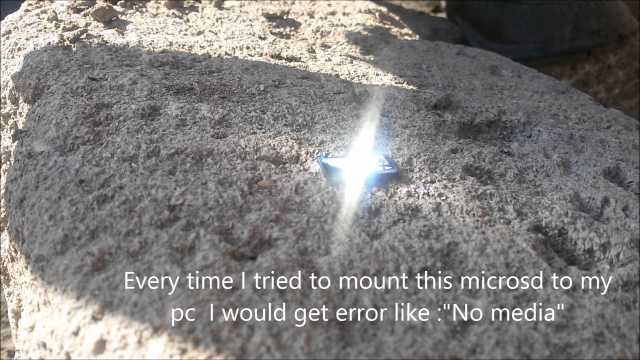 How to fix the Damaged MicroSD card | No media error (the last way ...