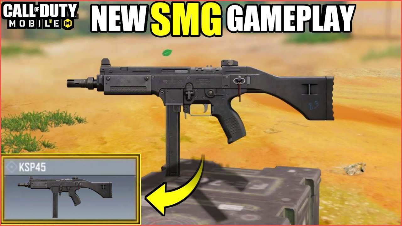 *NEW* Codm SMG KSP45 Gameplay | Codm Test Server - YouTube