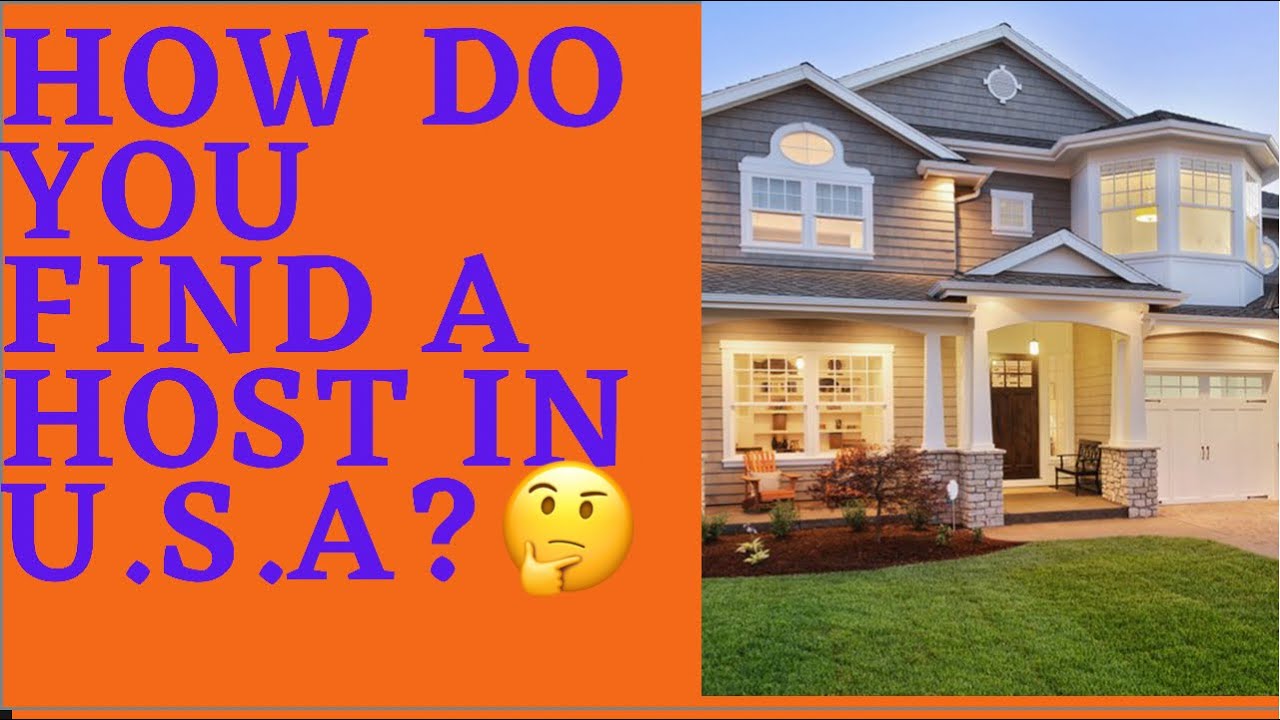 How To Find a Host in US and Why????….. - YouTube