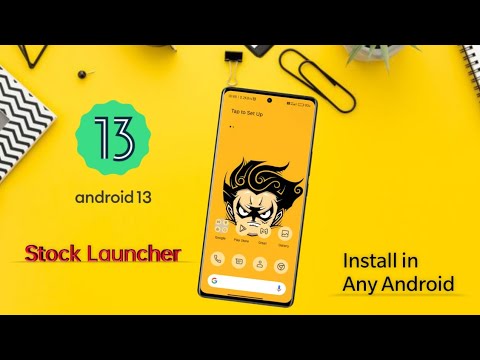 How to Install Android 13 Stock Launcher - YouTube