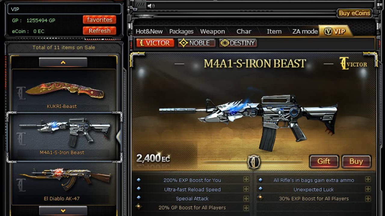 CF PH: VIP Weapons UPDATE as of NOVEMBER 2016 - YouTube