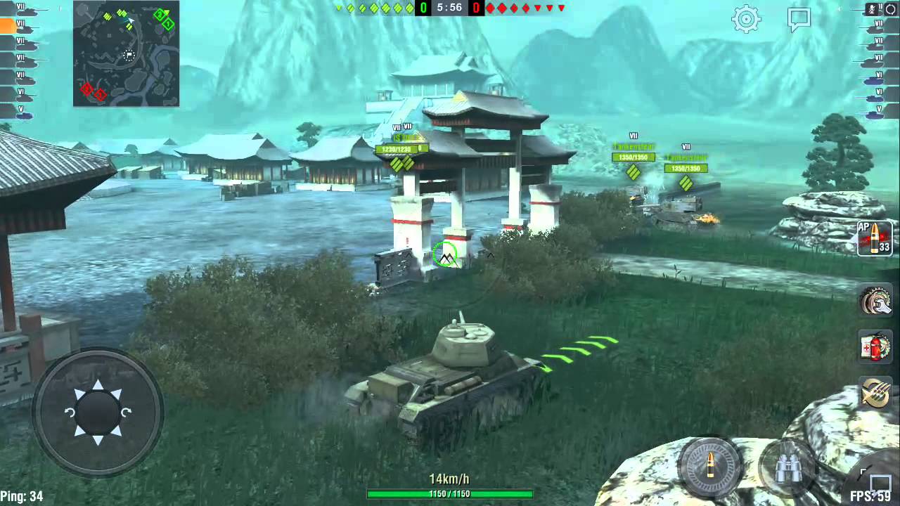 World of Tanks Blitz - T43 5 Kills played on nvidia shield - YouTube